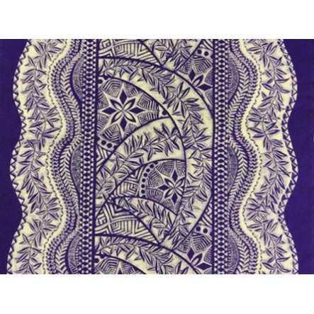 Hawaiian polycotton fabric [triangle tapa border] – Halehawaiian