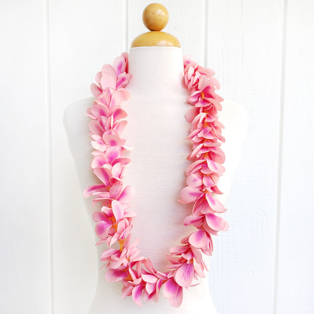 Hawaiian Hula Supplies Flower Lei [Aloha Plumeria] – Halehawaiian