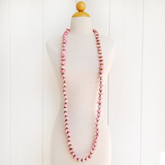 Hawaiian Hula Supplies Flower Lei (Long) [Rosebud/Long] – Halehawaiian