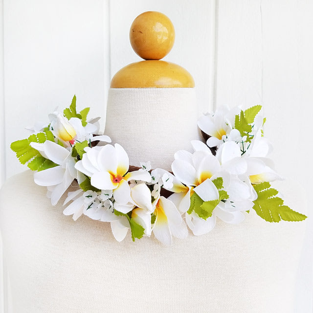 Hawaiian Hula Supplies Headband [Plumeria Qeen/Velcro] – Halehawaiian