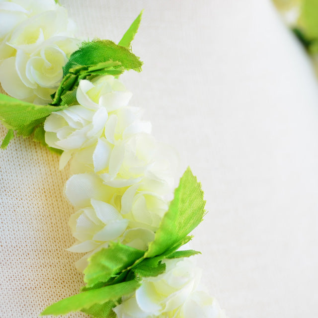 Hawaiian Hula Supplies Flower Lei (Long) [Aloha Pikake/Double & Fe ...