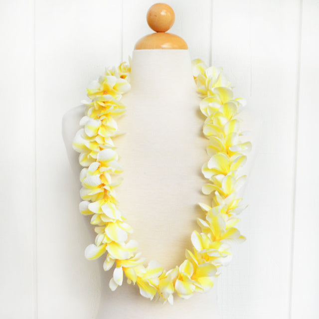 Hawaiian Hula Supplies Flower Lei [Aloha Plumeria] – Halehawaiian
