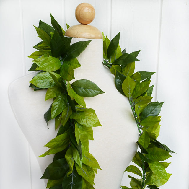 Hawaiian Hula Equipment Open Maile Lei (Long) [Premium Maile lei Open ...