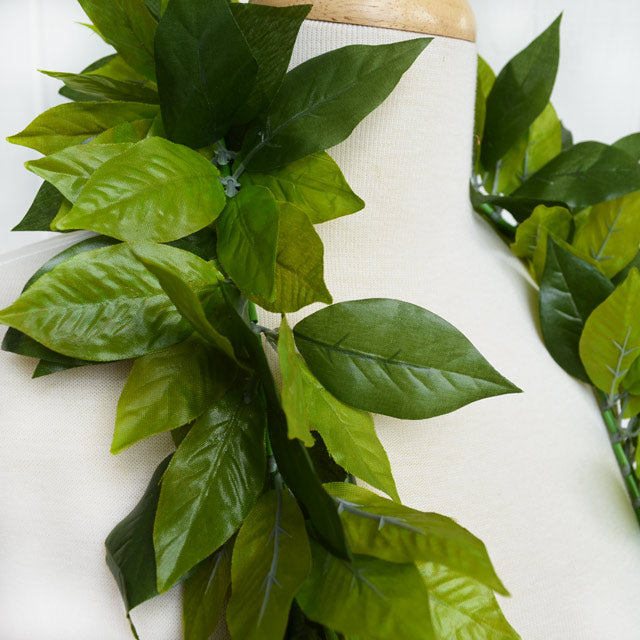 Hawaiian Hula Equipment Open Maile Lei (Long) [Premium Maile lei Open ...