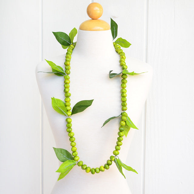 Hawaiian Hula Supplies Flower Lei [Mokihana Green] – Halehawaiian