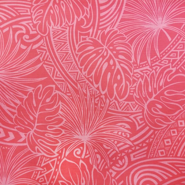 Hawaiian polycotton fabric [leaf tapa] – Halehawaiian