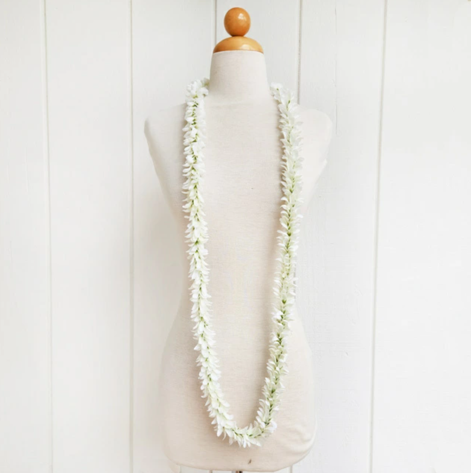 Hawaiian Hula Supplies Flower Lei (Long) [Jasmine/Double Long ...