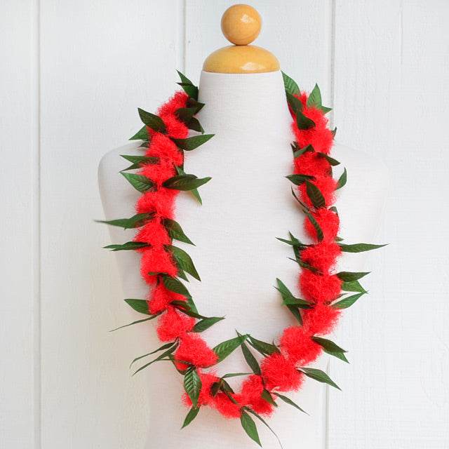 Hawaiian Hula Supplies Flower Lei [Ohialehua/Maile Lei Leaf] – Halehawaiian