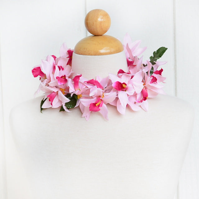 Hawaiian Hula Supplies Flower Headband [Vanda Orchid/Double] – Halehawaiian